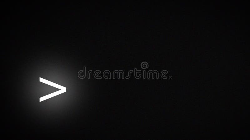 Old Computer Monitor with Blinking Cursor,4K Video Stock Video - Video ...