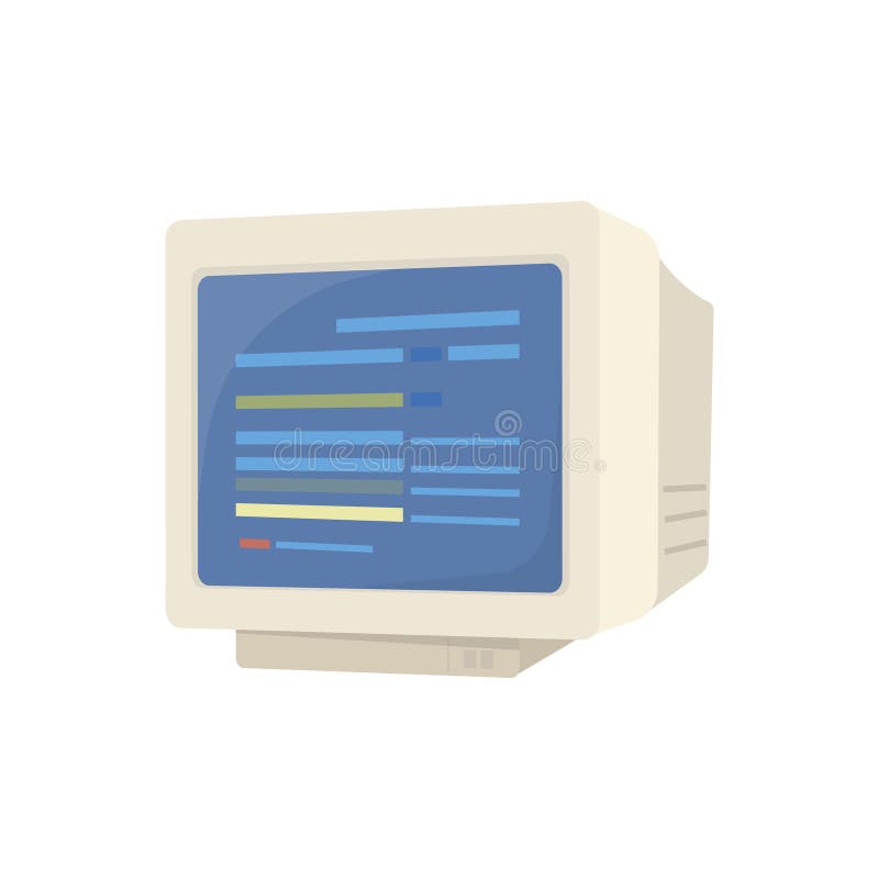 Tv Monitor Graphic stock vector. Illustration of reflection - 41343769