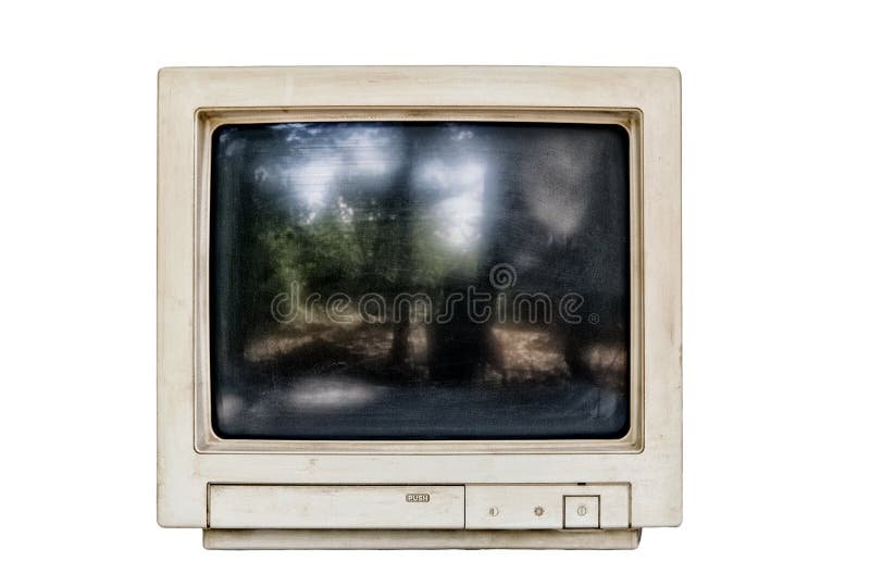 Crt screen close up stock photo. Image of stripes, screen - 6250796