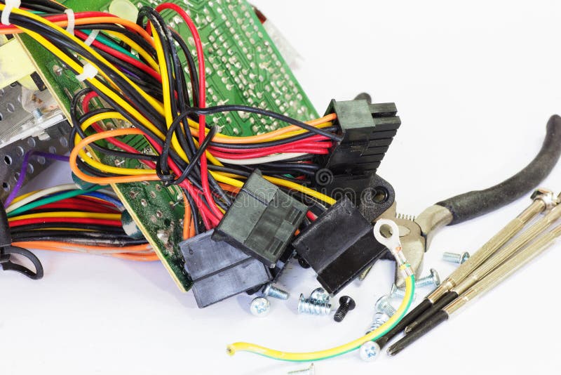Old Computer Parts stock image. Image of obsolete, hard - 77938845