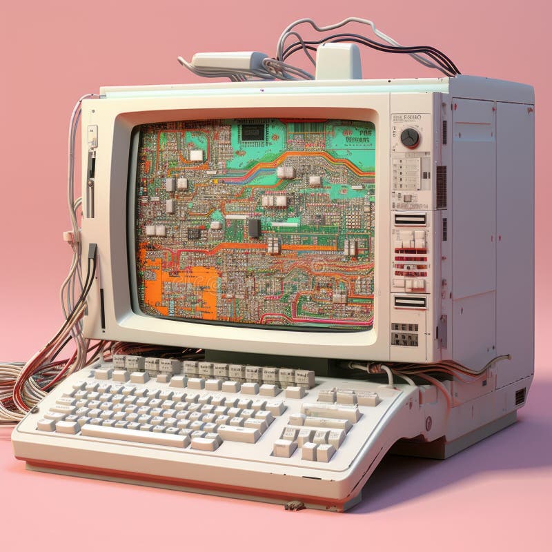 A Laptop Computer with Blood Splattered on it Stock Illustration ...