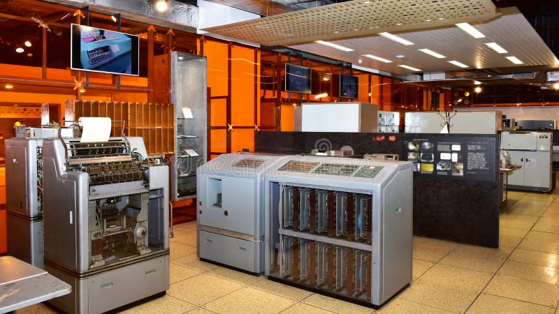 Old computer room stock image. Image of woodpecker, room - 166095773