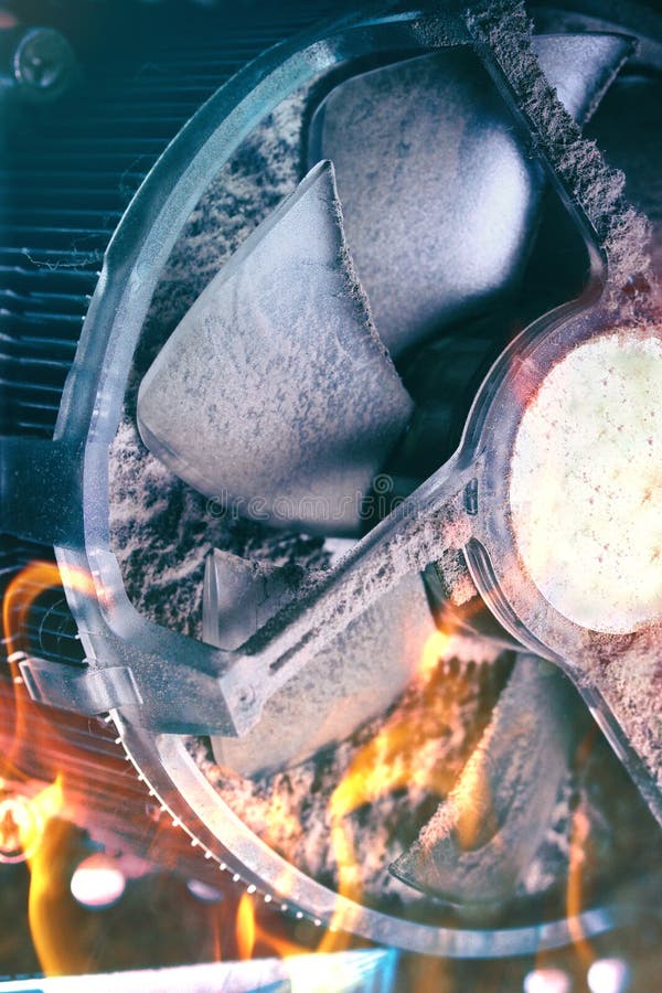 Old Computer System Unit with Dust Inside Stock Image - Image of dusty ...