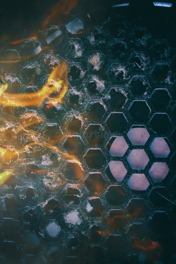 Old Computer System Unit with Dust Inside Stock Image - Image of cables ...