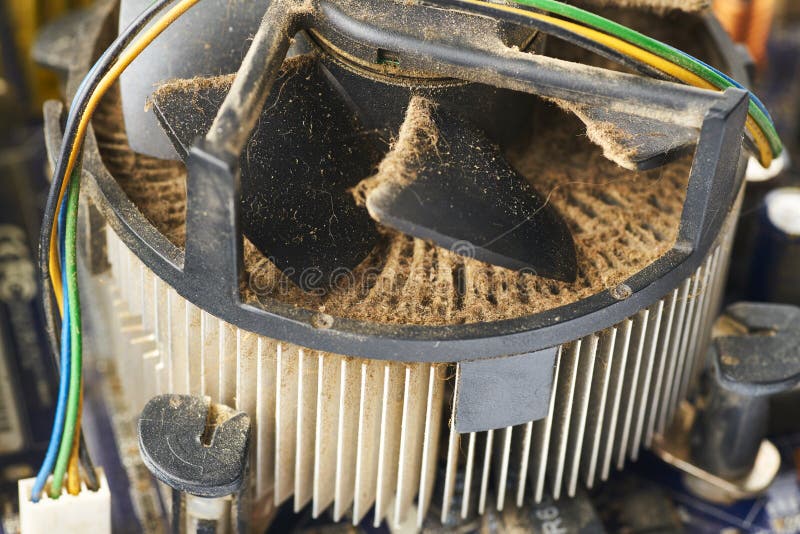Old Computer System Unit with Spiderweb and Dust Inside Stock Photo ...