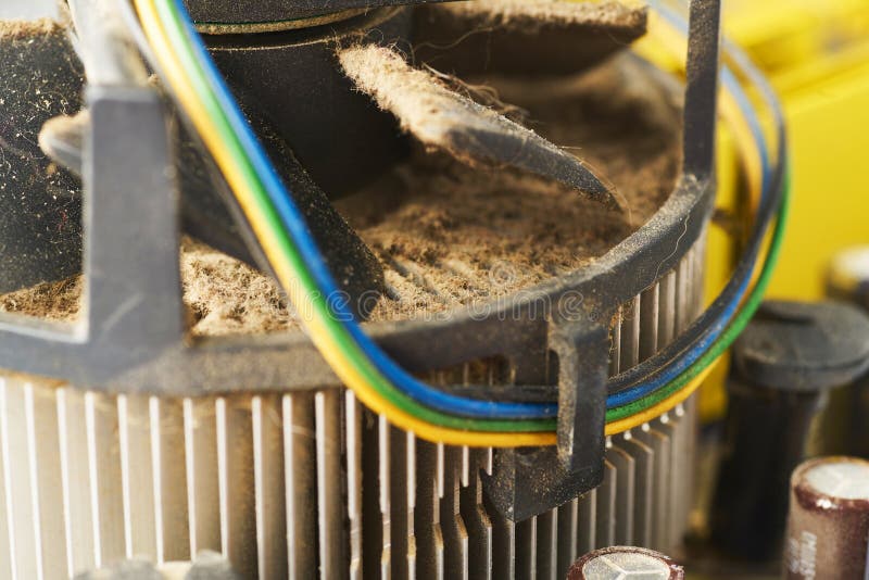 Old Computer System Unit with Spiderweb and Dust Inside Stock Photo ...