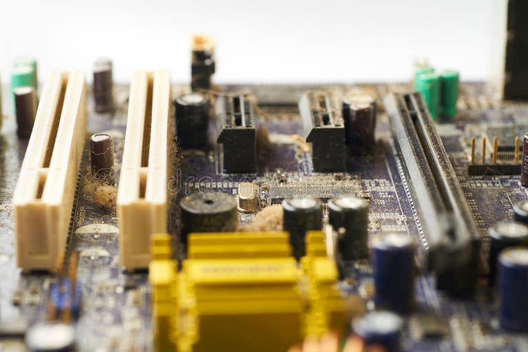 Old Computer System Unit with Spiderweb and Dust Inside Stock Photo ...