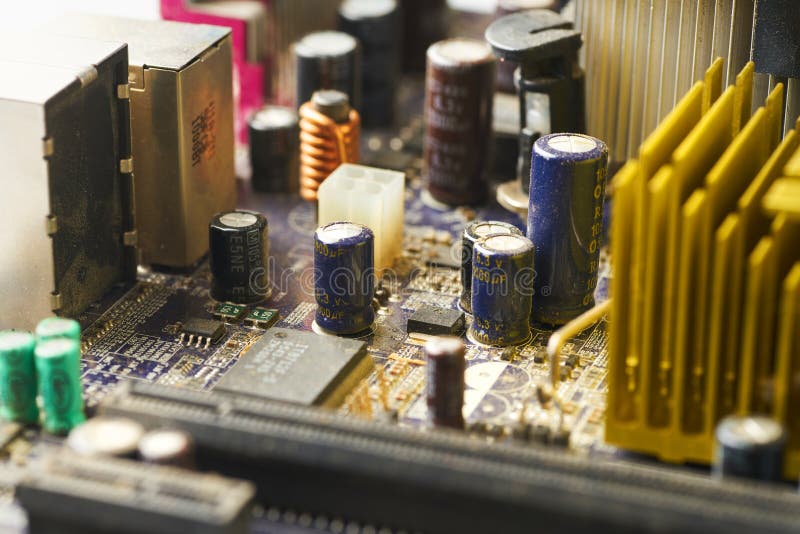 Old Computer System Unit with Spiderweb and Dust Inside Stock Photo ...