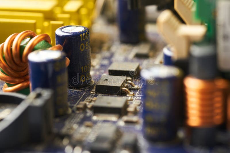 Old Computer System Unit with Spiderweb and Dust Inside Stock Image ...