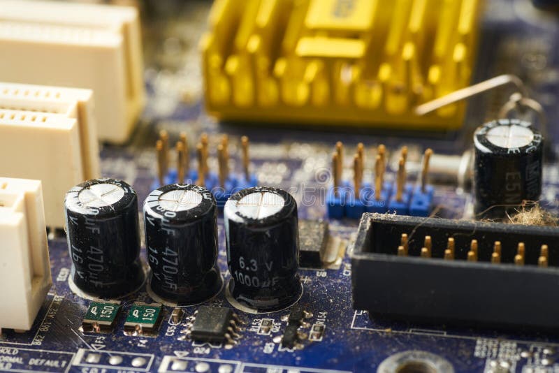 Old Computer System Unit with Spiderweb and Dust Inside Stock Photo ...