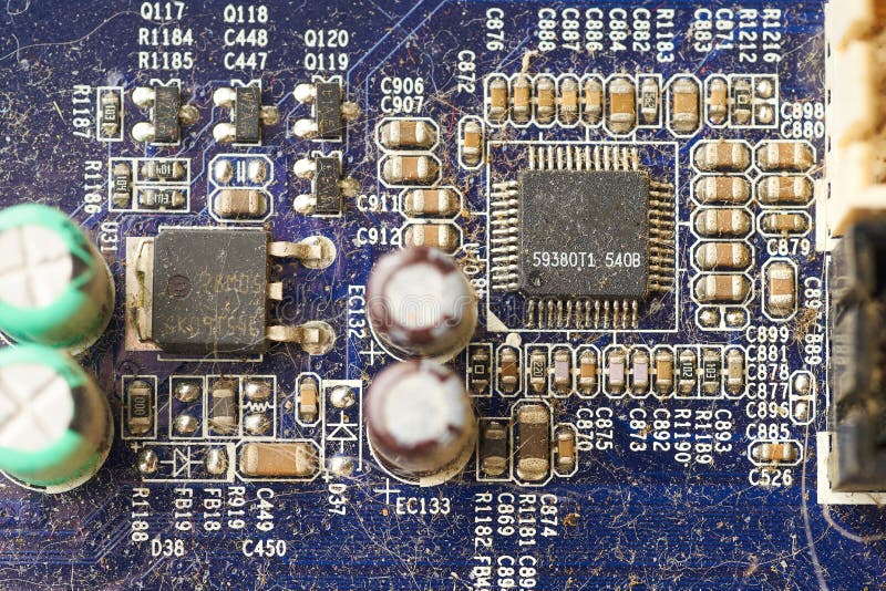 Old Computer System Unit with Spiderweb and Dust Inside Stock Image ...