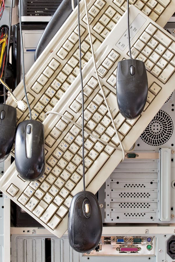 Old unused computers stock photo. Image of pile, throw - 104245082