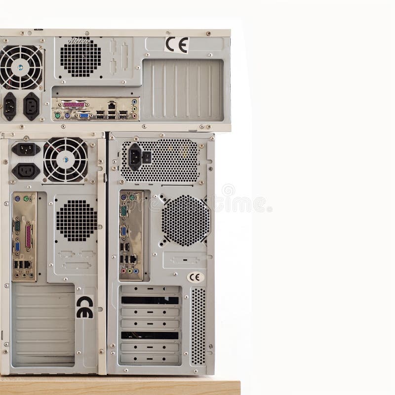 Old Computers for Electronic Recycling Stock Image - Image of parts ...