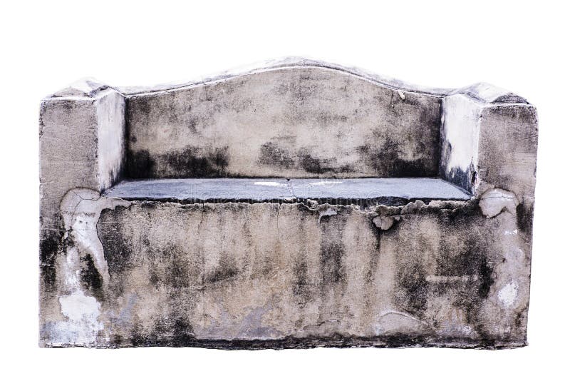 Old concrete bench. stock photo. Image of decorative - 41984122