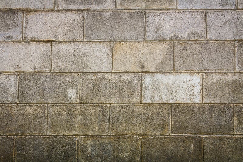 Old concrete block wall stock photo. Image of gray, exterior - 82629888