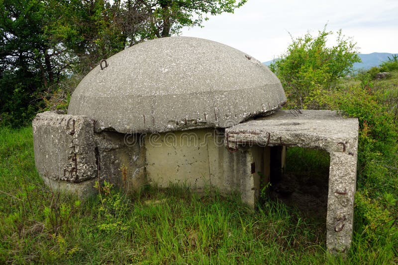 Old abandoned bunker stock image. Image of abandoned - 151269363