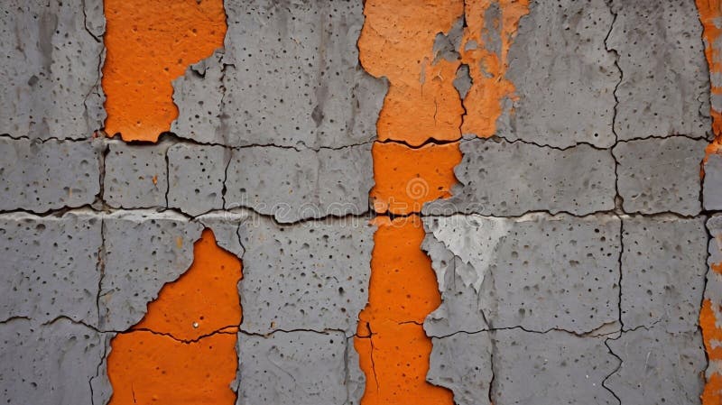 Old Concrete Texture with Graffiti of Peeling Concrete Layers with Deep ...