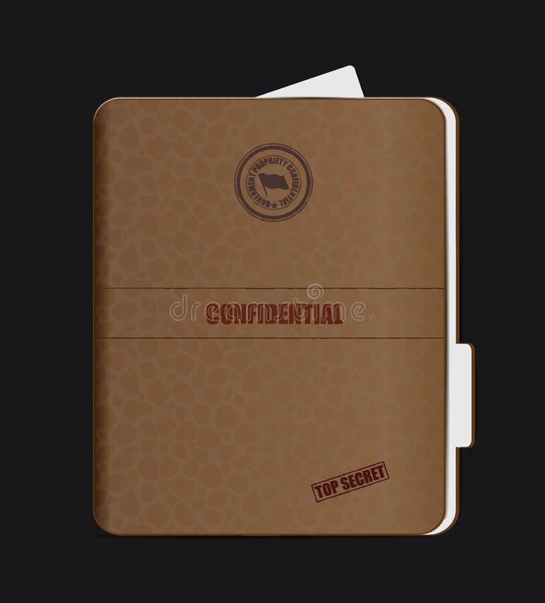 Confidential Folder Stock Illustrations – 7,310 Confidential Folder ...