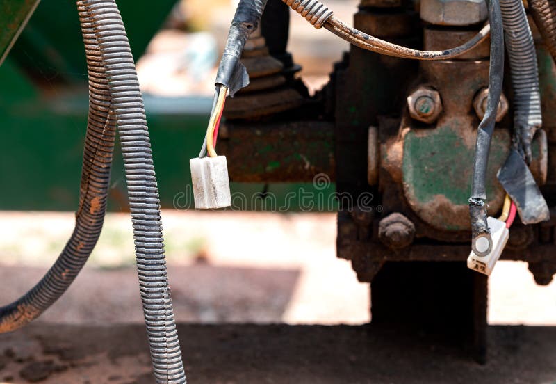 Old Connector Socket Joints that Disconnected. Stock Photo - Image of ...