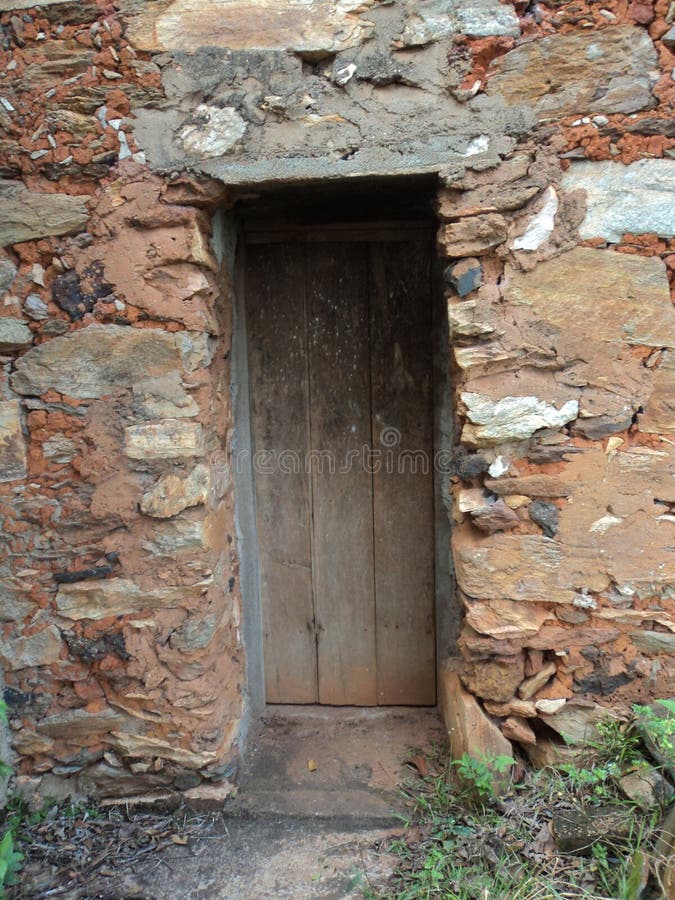 Old Construction of an Old House from the Colonial Time Stock Photo ...