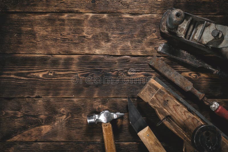 Woodwork. stock image. Image of vintage, tools, collection - 147258369