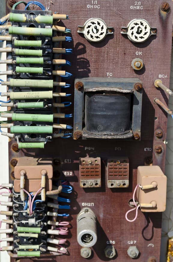 An old control board stock photo. Image of outside, control - 56859492