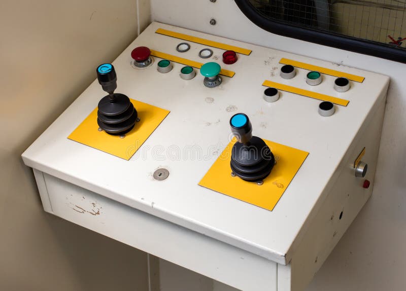 Old Control Panel, Aviation Bridge Stock Image - Image of metal ...