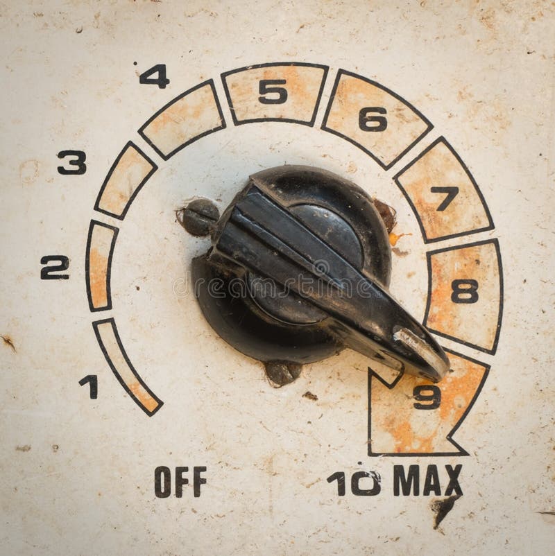 Old control panel button stock image. Image of turn, round - 57509677