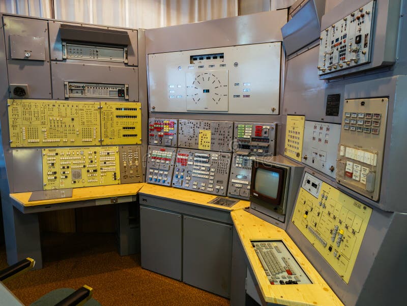 Old Control Panel of Soviet Nuclear Missile Stock Photo - Image of ...