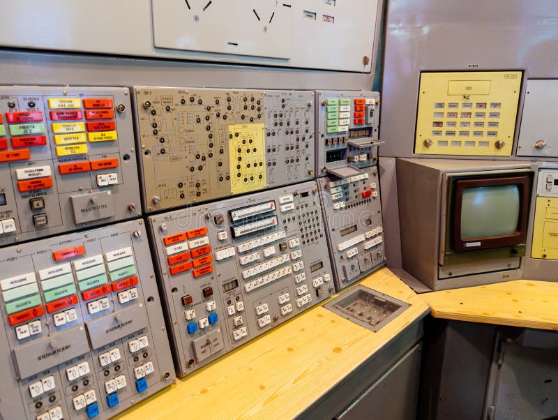 Old Control Panel of Soviet Nuclear Missile Stock Photo - Image of ussr ...