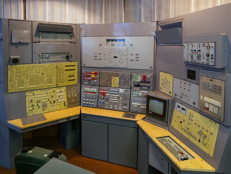 Old Control Panel of Soviet Nuclear Missile Stock Image - Image of ...