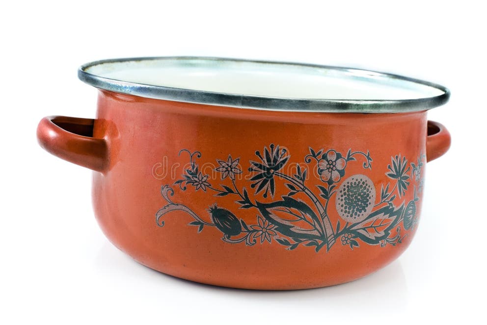 Old cooking pot stock photo. Image of cooking, white - 25931326