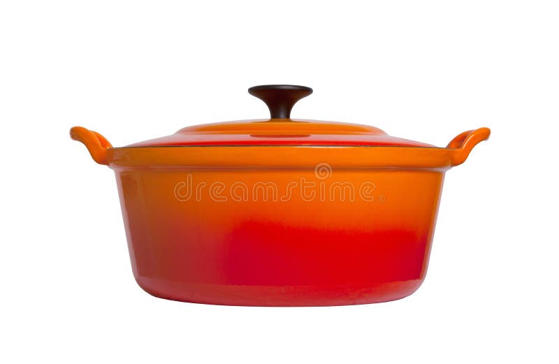 Old cooking pot isolated stock image. Image of dish, cook - 61544531