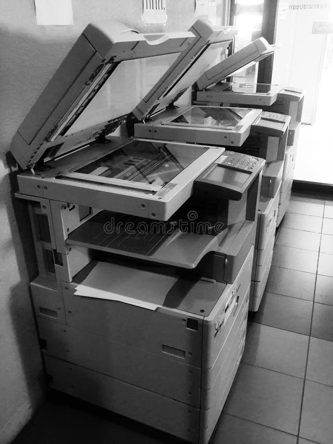 Old copiers in bangkok editorial stock photo. Image of beautiful - 48542158