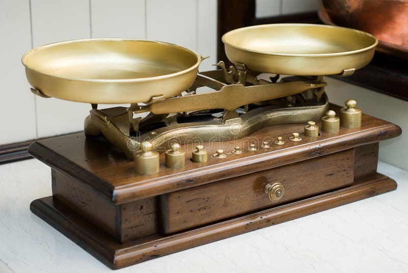 Old balance stock photo. Image of clock, iron, cales, ferrum - 106002