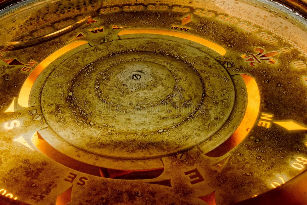 Old Copper Compass stock image. Image of closeup, instrument - 39180169