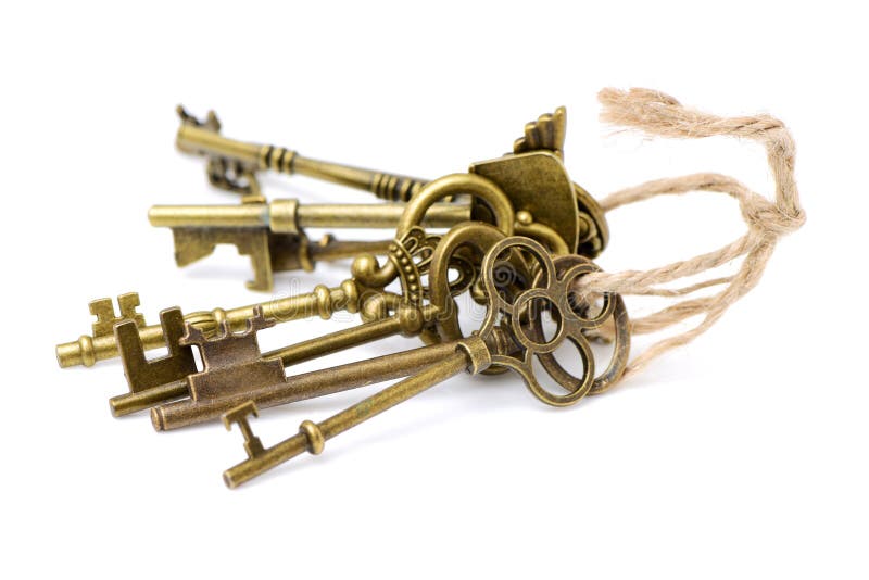 Old copper key close up stock photo. Image of background - 108946428