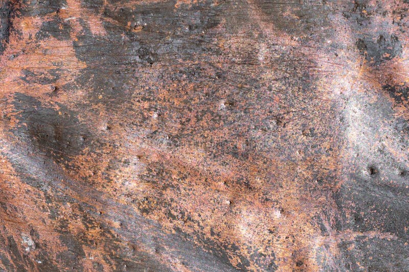Old Copper Sheet with Visible Details. Texture or Background Stock ...