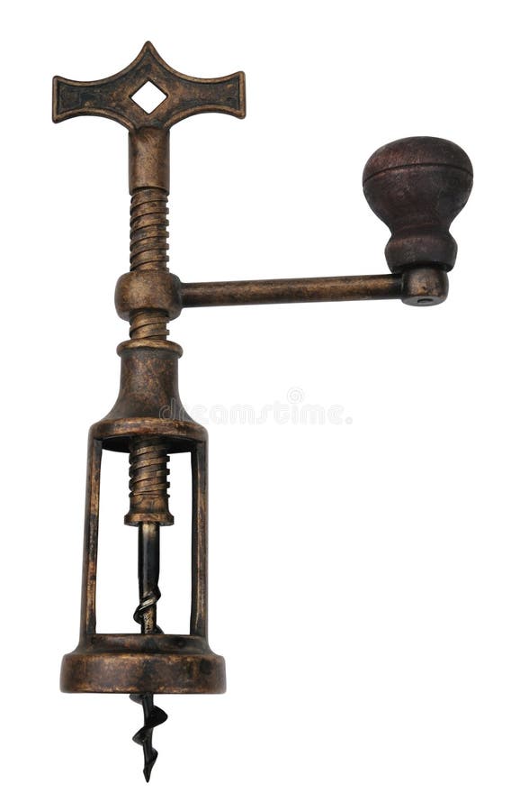 Old Corkscrew stock image. Image of metal, tool, utensil - 14122261
