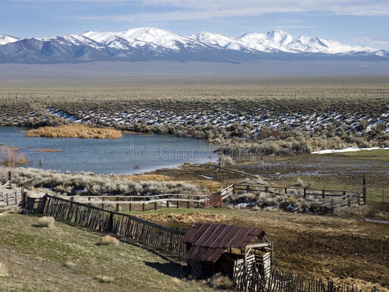 Old Corral Pond North Central Nevada Stock Photos - Free & Royalty-Free ...