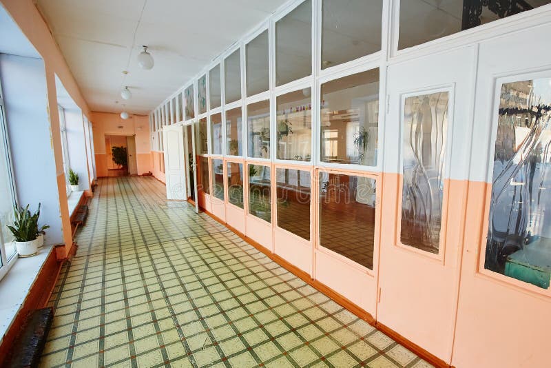Inside School Building