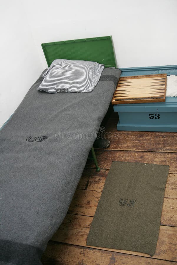 Old cot bedroom stock image. Image of revolutionary, furniture - 7305845
