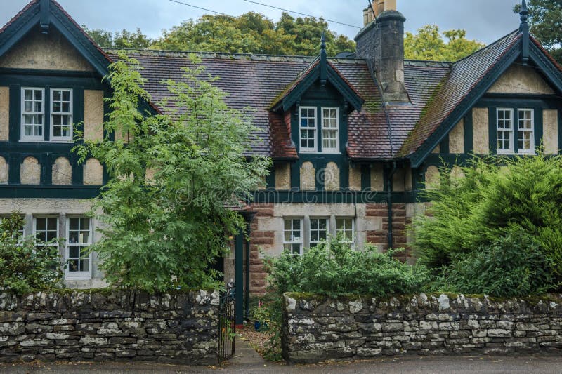 Old cottage stock image. Image of britain, garden, kingdom - 70313873