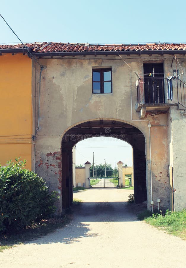 Old Country Building Facade Stock Image - Image of architecture ...