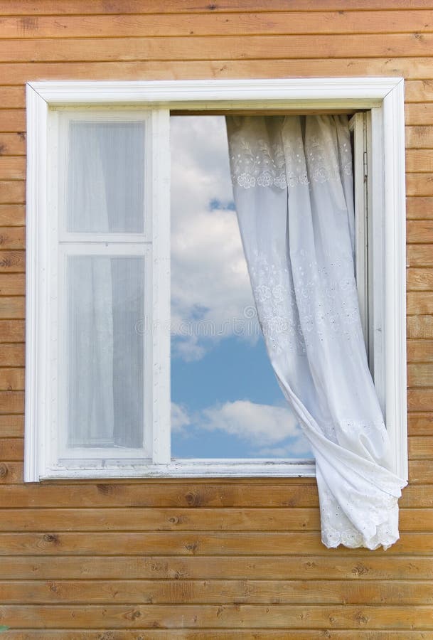 Old country-style window stock photo. Image of design - 10367206