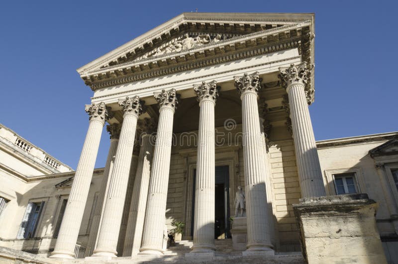 Old courthouse stock image. Image of legal, nimes, column - 19824439