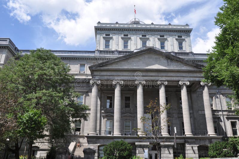 Old Courthouse in Montreal stock image. Image of canada - 36214153