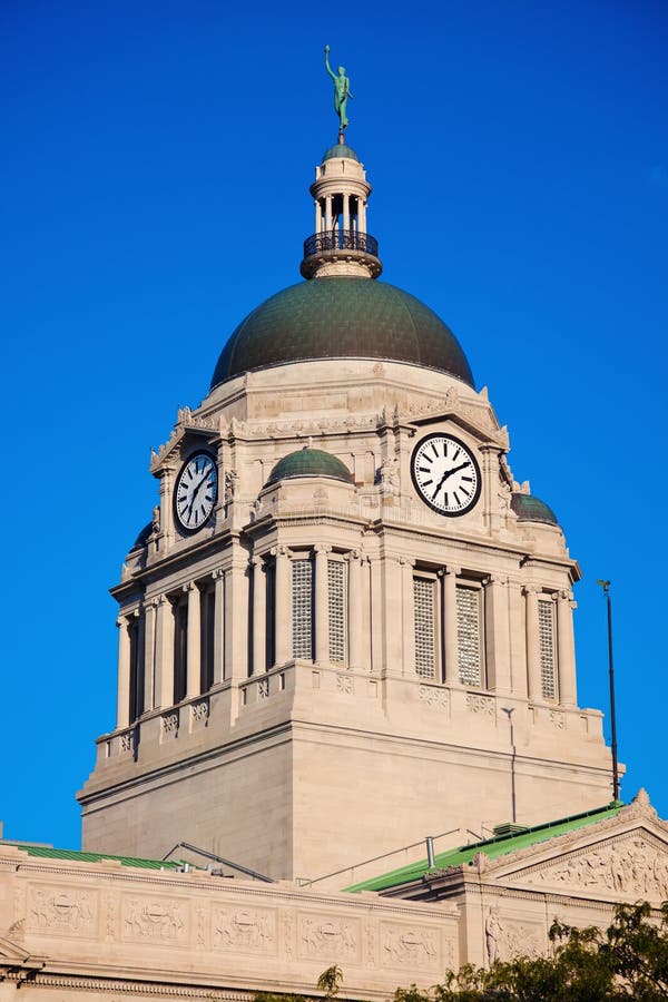 Old Courthouse in the Center of Fort Wayne Stock Photo - Image of ...
