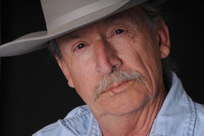 Old Cowboy stock image. Image of countryman, gesture - 15055633