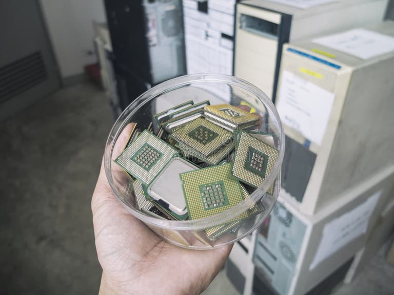 Old CPU stock image. Image of hardware, repairing, engineering - 131206217